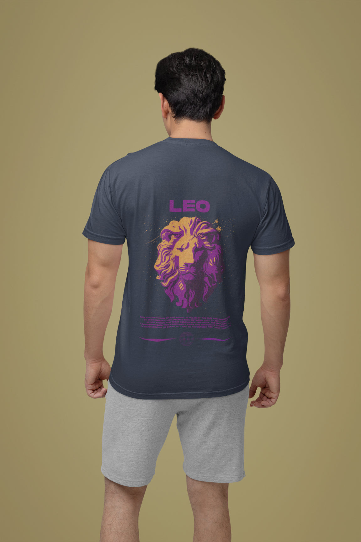 Leo Zodiac Sign Oversize T-Shirt – Esmo